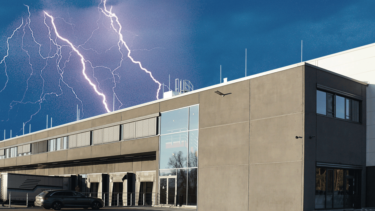Industrial buildings – Lightning protection by DEHN