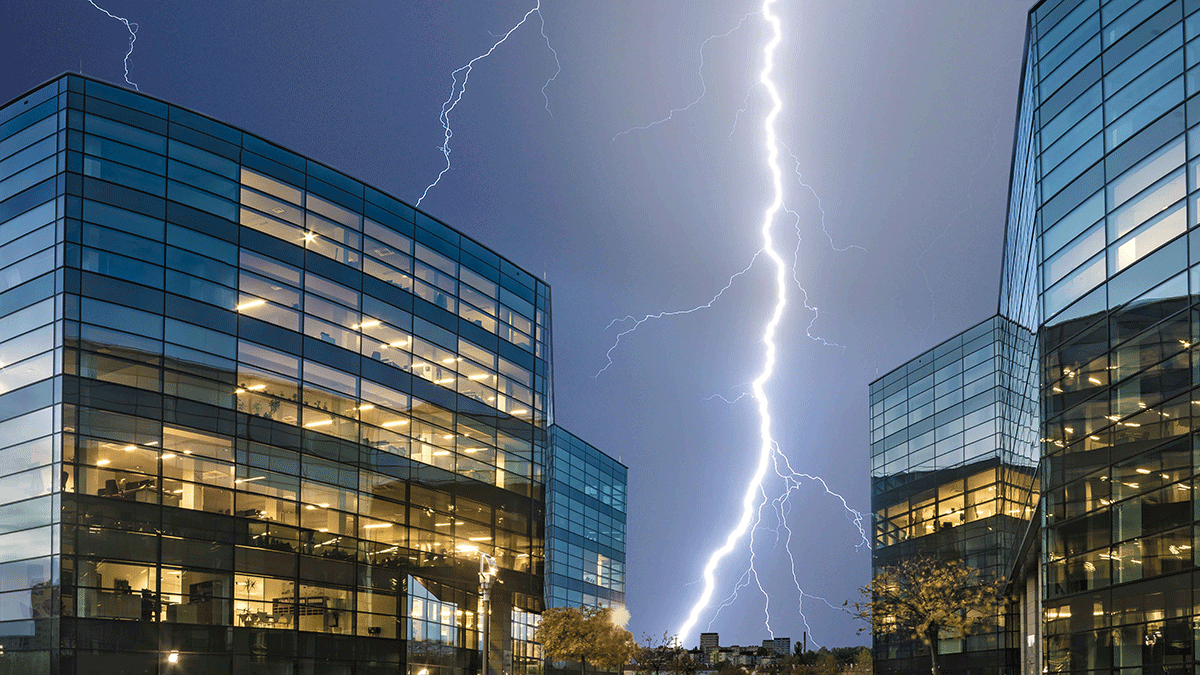 Functional buildings – Lightning protection by DEHN