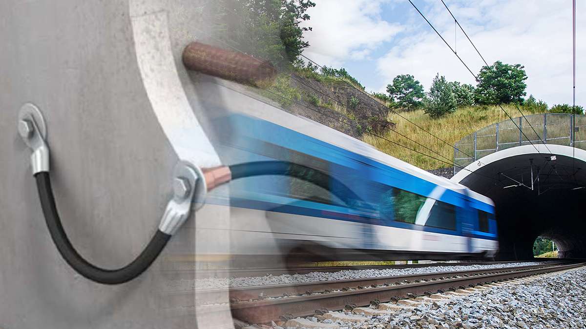 DEHN stationary railway earthing